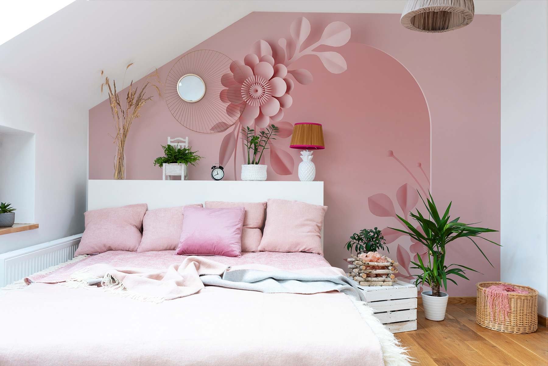 Trends 2023: Wandgestaltung im Schlafzimmer